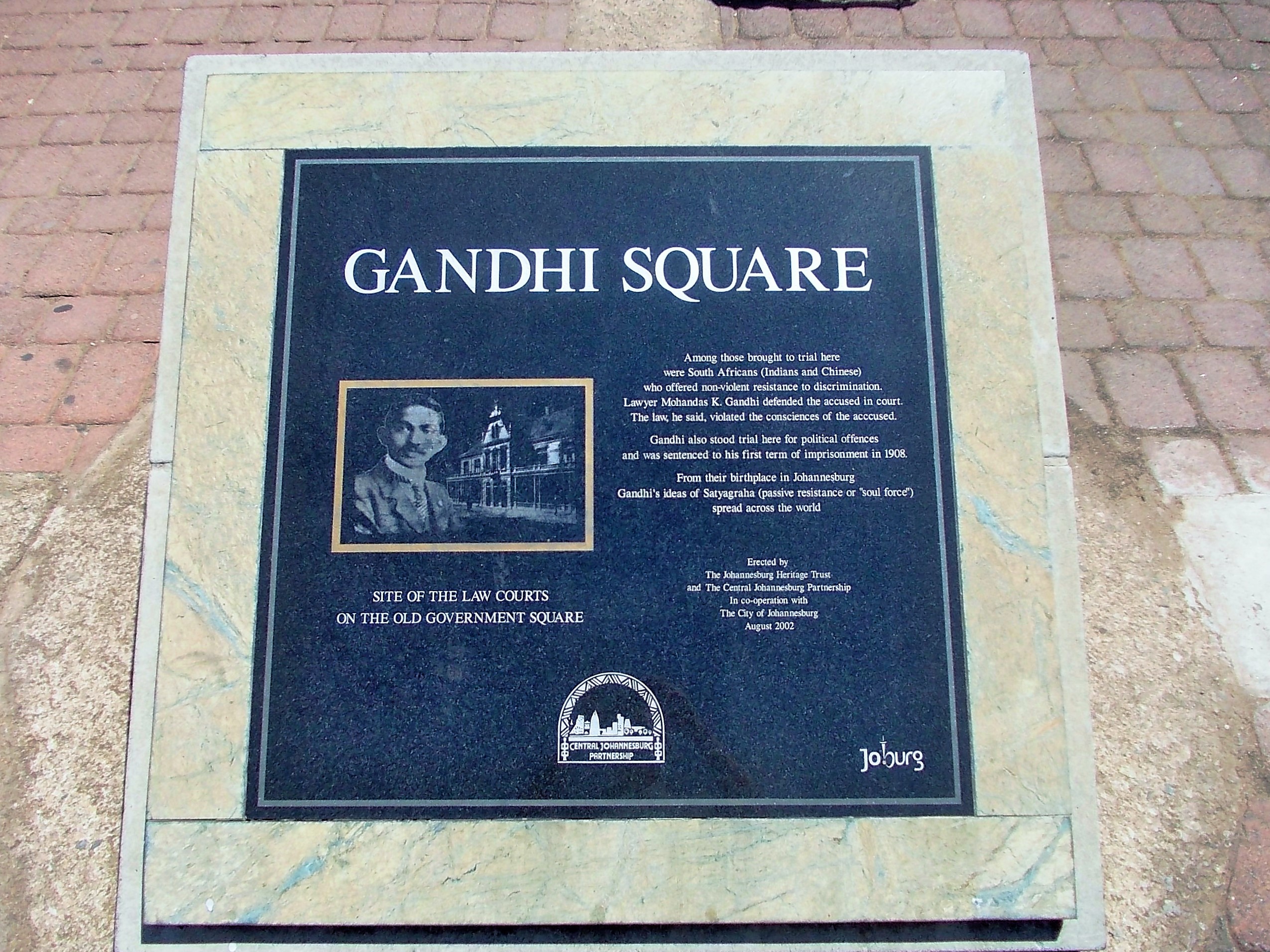 Gandhi Square Marshalls Town | The Heritage Register