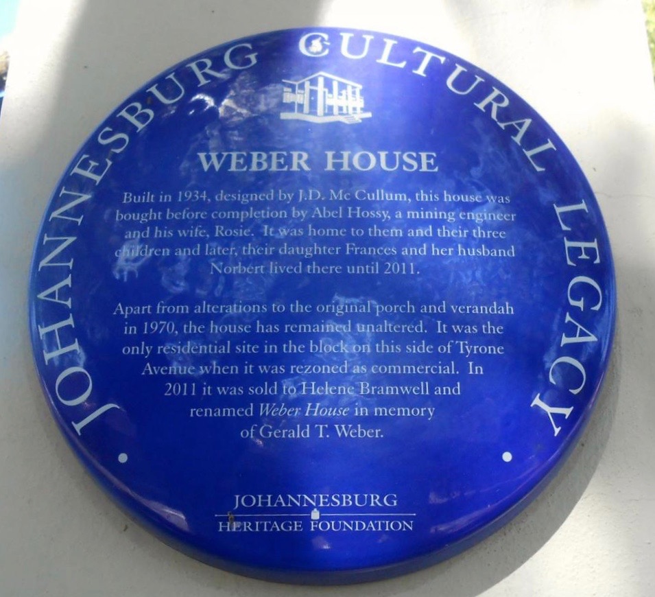 Weber House Parkview | The Heritage Register